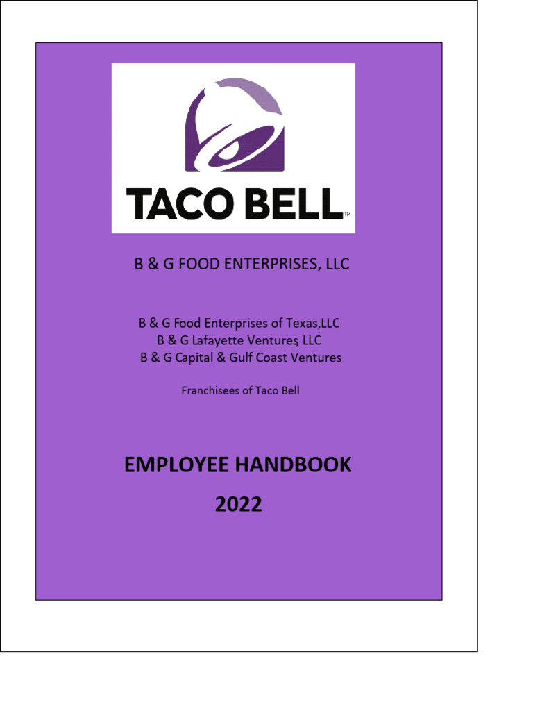 BG Employee Handbook 2022 | PDF