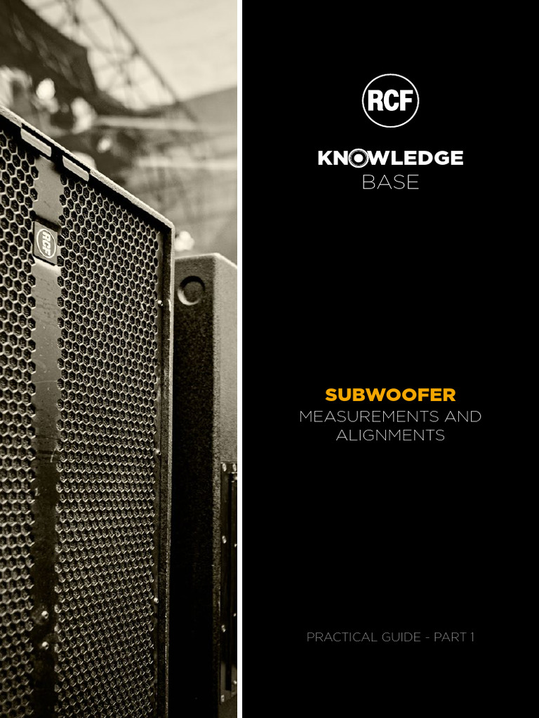 Subwoofer Measurements and Alignment - Guide EN - Rev1 | PDF