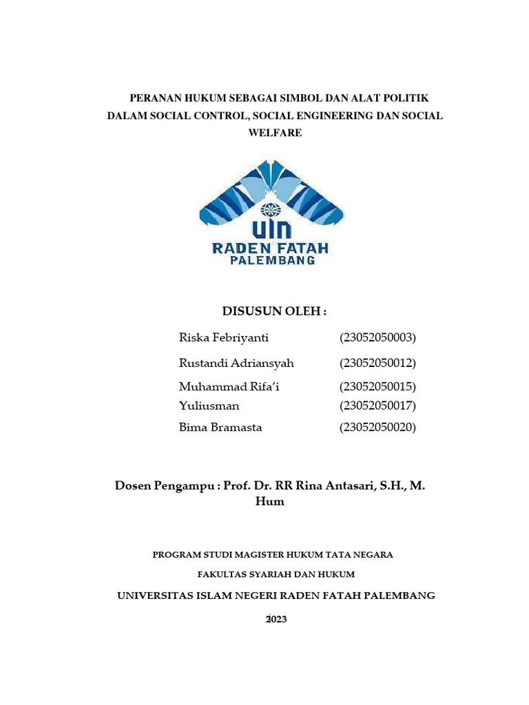 Simbol Dan Politik Hukum Kelompok 3 | PDF | Politik