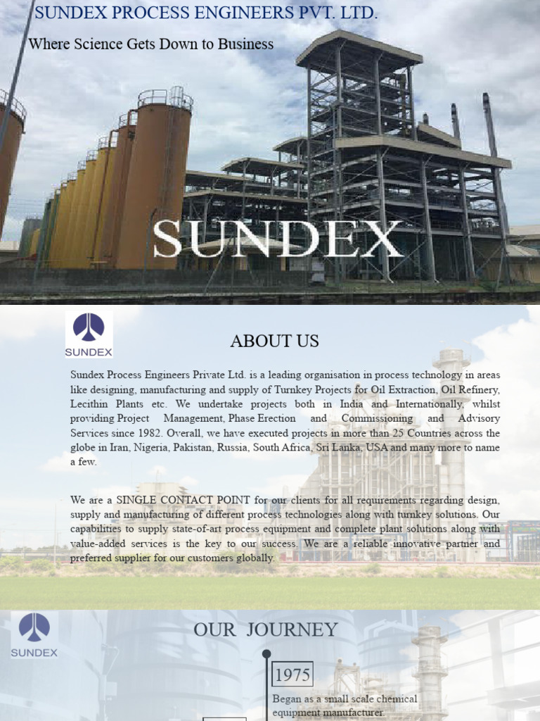 Sundex Company Presentation - Oct 2021 | PDF