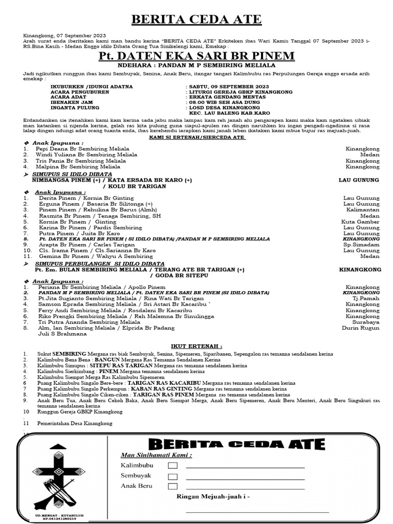 Bca Daten Eka Sari Kinangkong | PDF