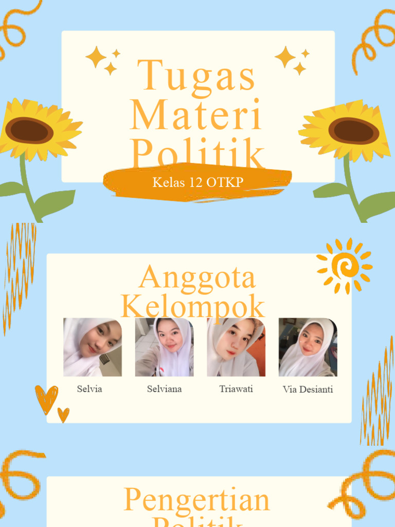 Pengertian dan Tujuan Politik Kelas 12 | PDF