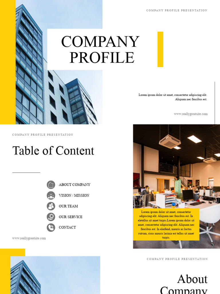 Clean and Professional Company Profile Presentation | PDF
