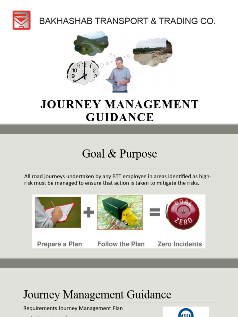 Journey Management Updated | PDF
