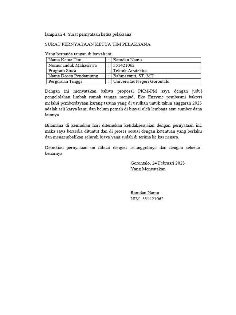 Biodata Anggota | PDF