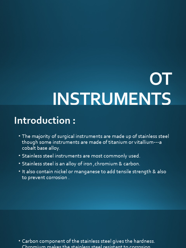 Ot Instruments | PDF | History