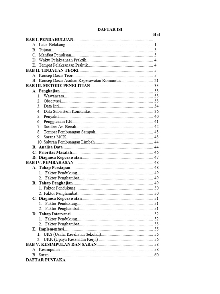 Daftar Isi | PDF