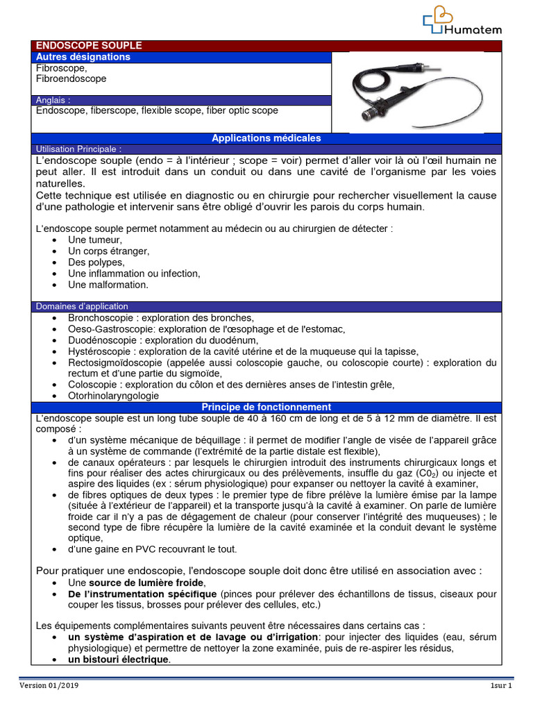 Guide Pratique de l'Endoscope Souple | PDF | Sciences et mathématiques ...