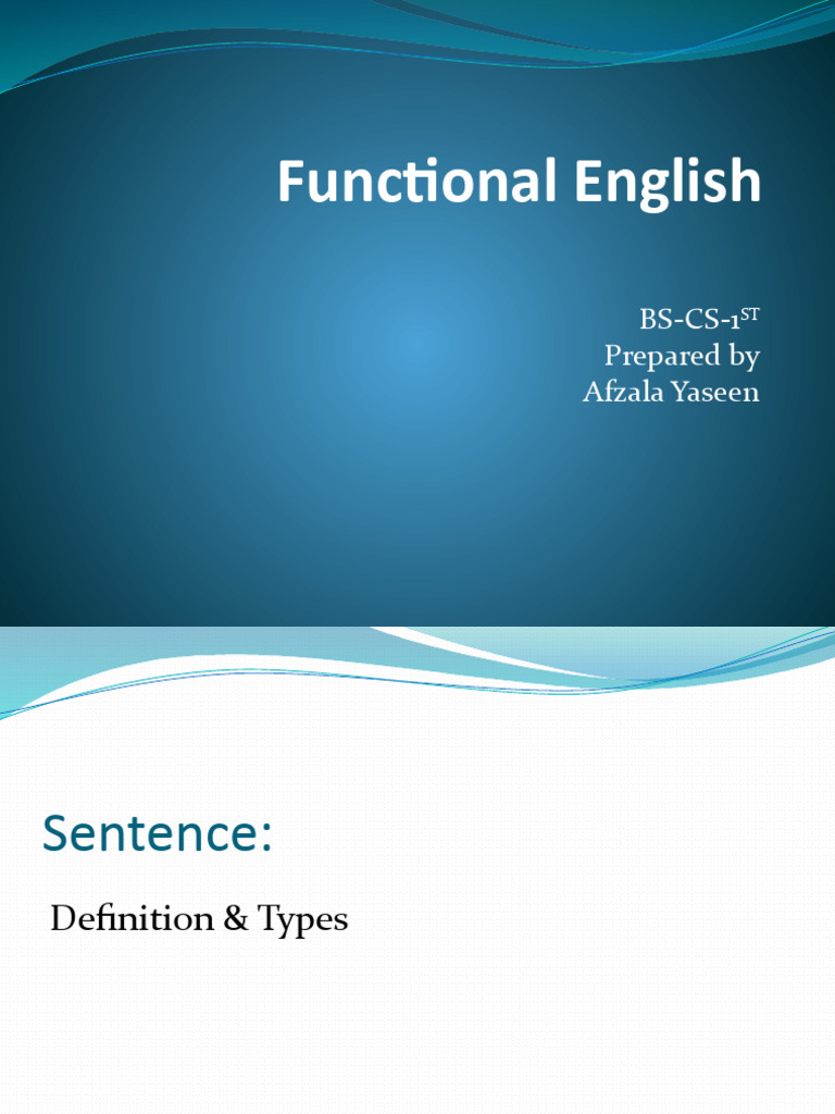 Functional English 4 | PDF