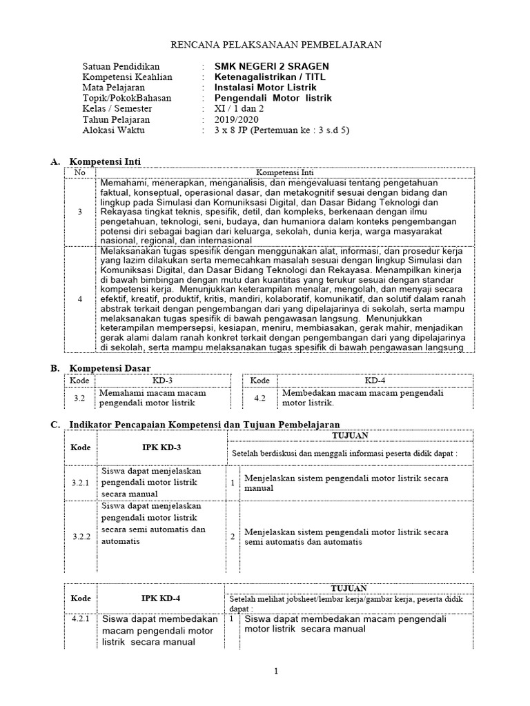 Form RPP 3 - 5 | PDF | Seni | Teknologi & Rekayasa