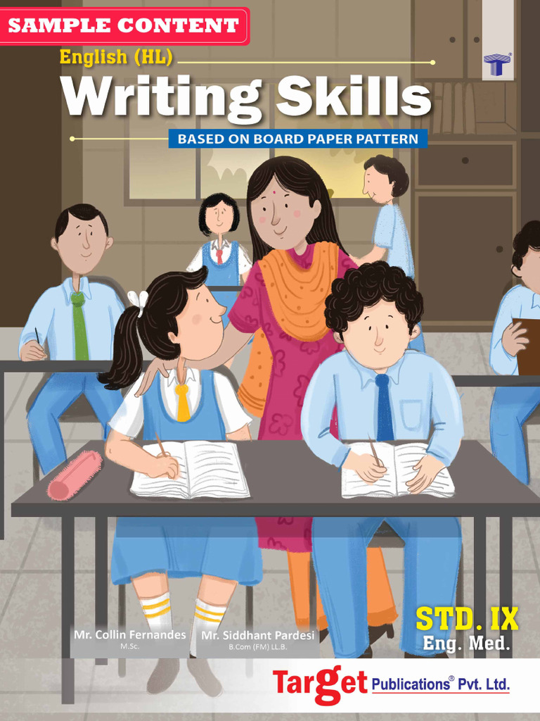 Sample PDF of STD 9 English Writing Skills Book Based On Maharashtra ...