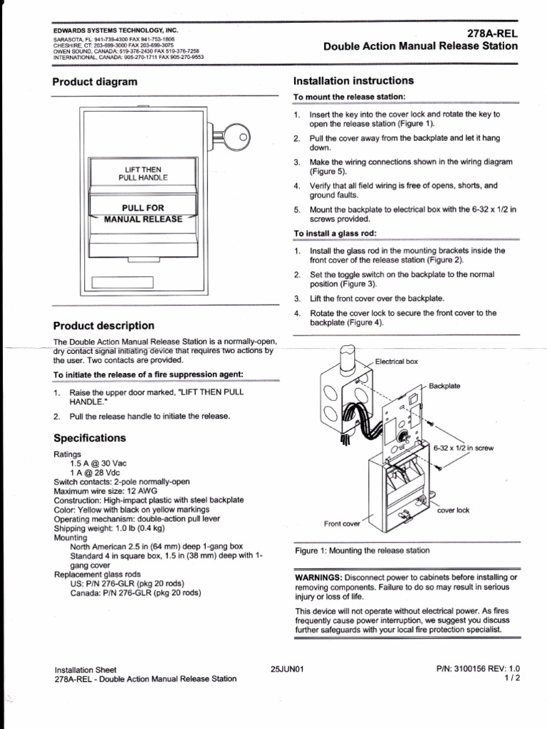 Start Push Button Manual | PDF