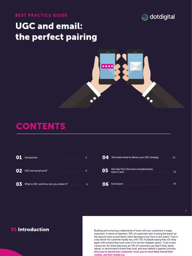 UGC and Perfect Email Pairing Best Practice Guide | PDF | Business