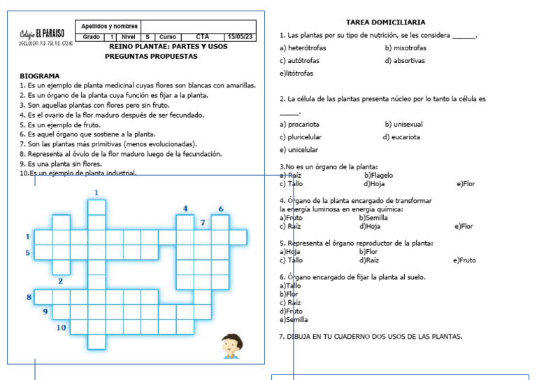 Ficha Nro 2 1ro Sec Ii | PDF