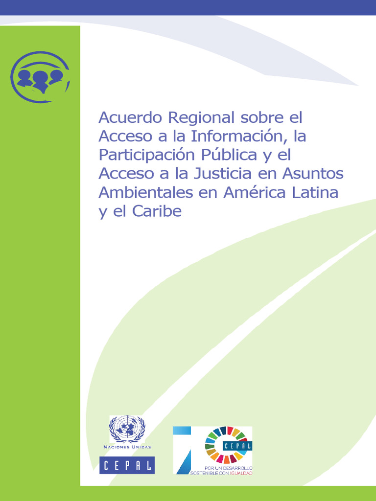 Acuerdo de Escazu. | PDF