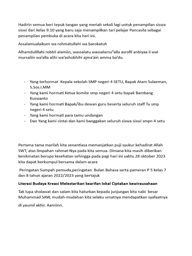 Bulan Bahasa B. Candra | PDF