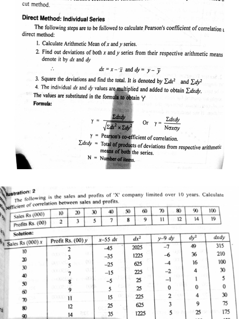 7correlation and Probable Error | PDF
