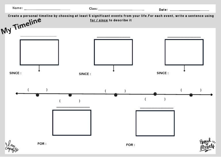 Timeline Worksheet | PDF