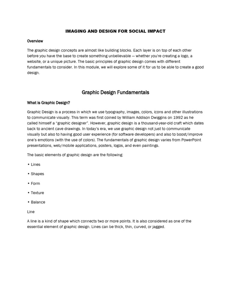 Graphic Design for Social Impact | PDF | Art