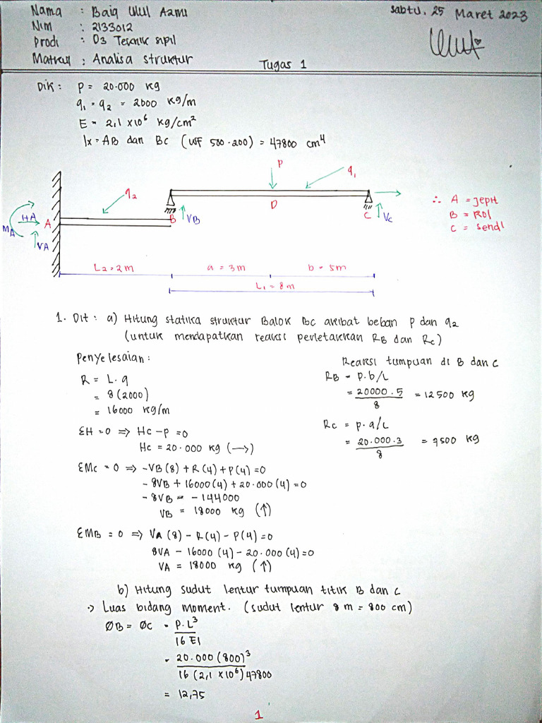 Tugas 1 Anstruk | PDF