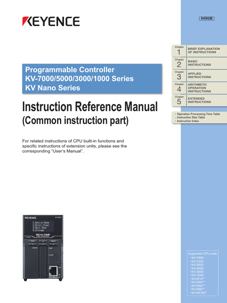 (Plc4me - Com) Instruction Reference Manual | PDF