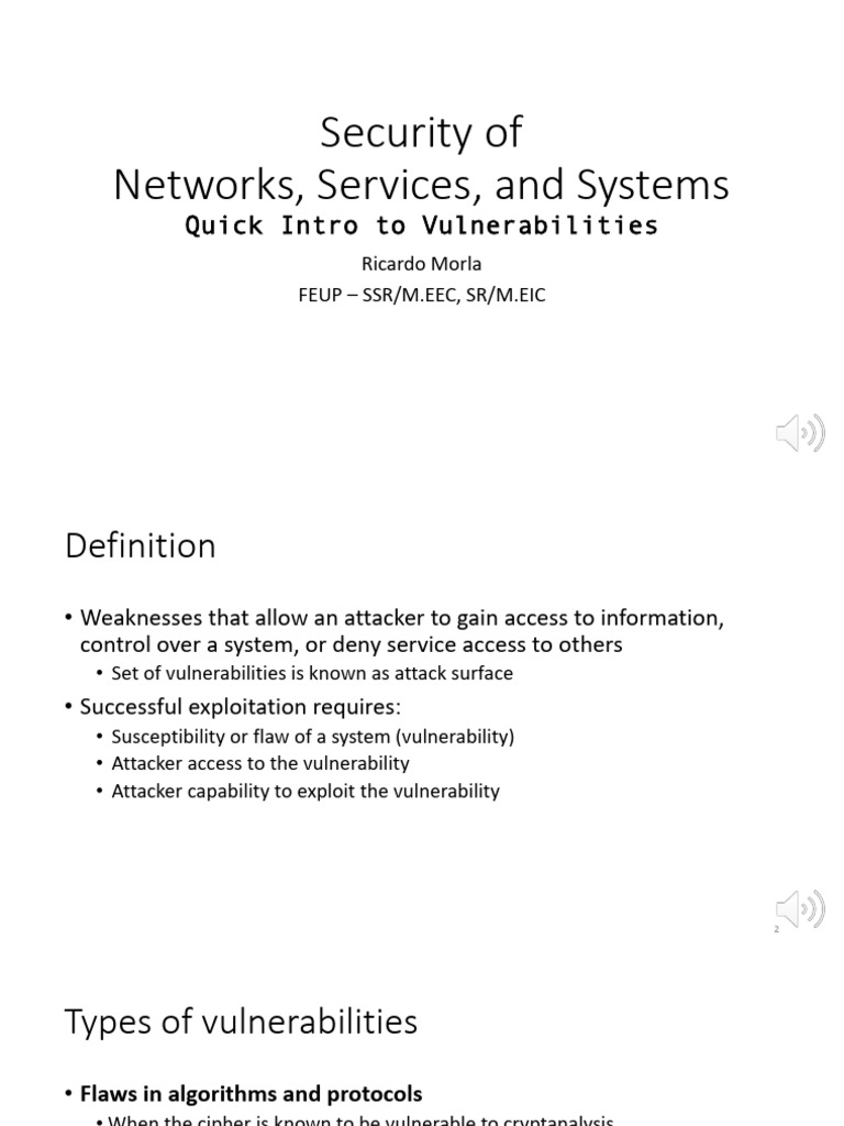 Vuln Quick Intro Download Free Pdf Vulnerability Computing Denial Of Service Attack 