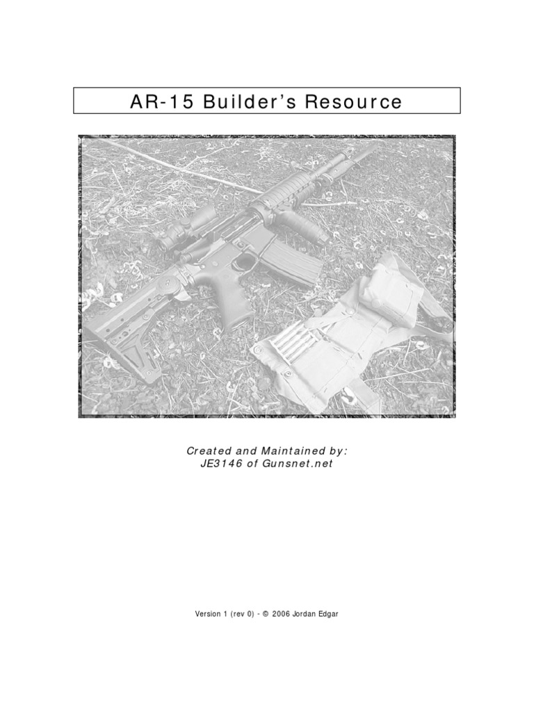 AR15 Build Guide | PDF | Nut (Hardware) | Firearms