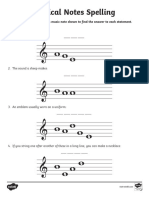 Piano Sight Reading Exercises For Beginners | PDF