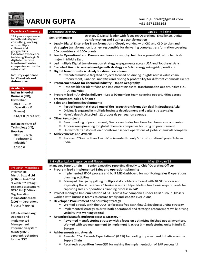 Resume - 2022 v5 | PDF