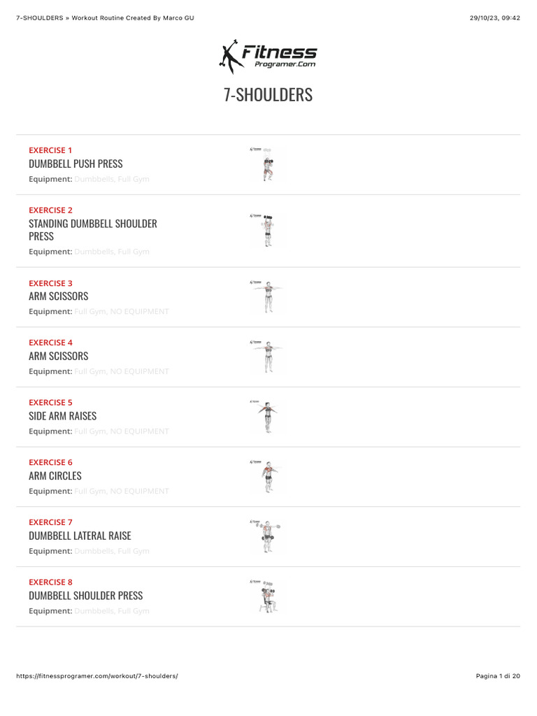 7 Shoulders | PDF | Kettlebell | Physical Fitness