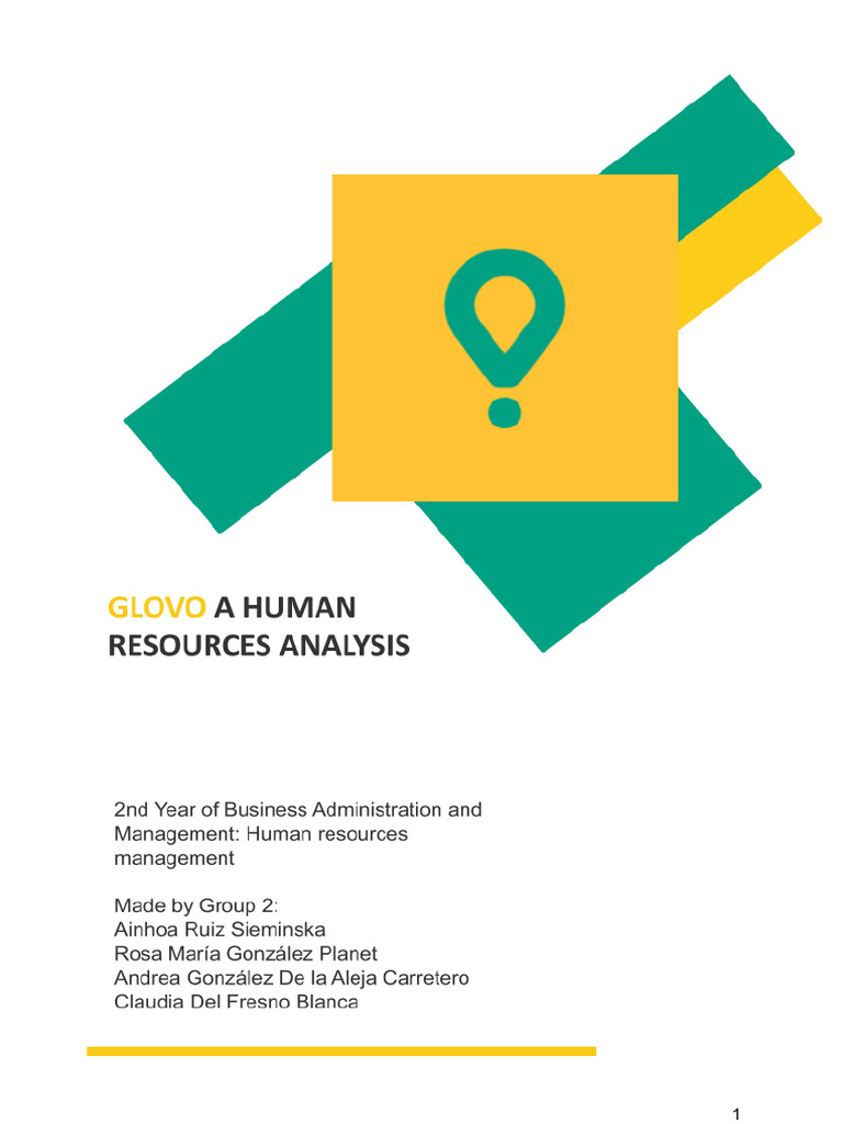 Glovo - A Human Resources Analysis | PDF | Human Resource Management ...
