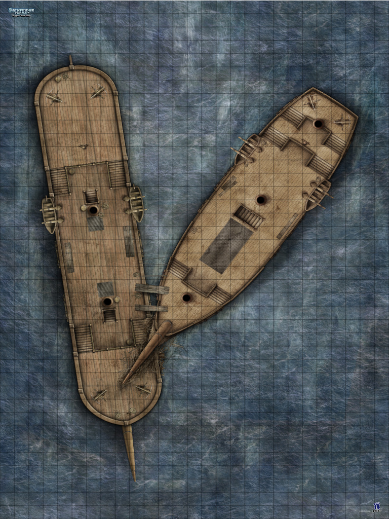 PZO30109 Flip Map - Bigger Pirate Ship (Fixed) | PDF