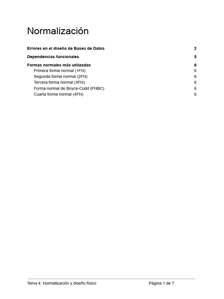 Normalización | PDF | Informática | Recuperación de información