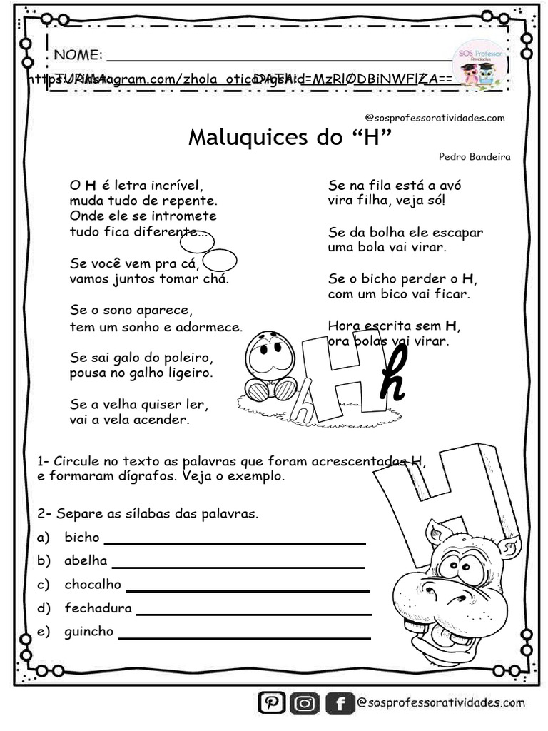 Maluquice Do Hsosprofessoratividades | PDF