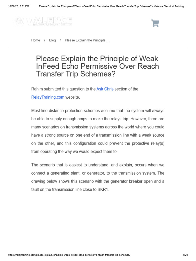 Please Explain The Principle of Weak InFeed Echo Permissive Over Reach ... Please Explain The Principle of Weak InFeed Echo Permissive Over Reach ...