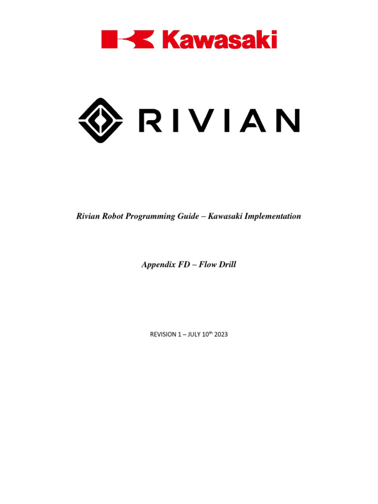 Rivian Kawasaki Robot Programming Guide | PDF | Computing | Computer ...