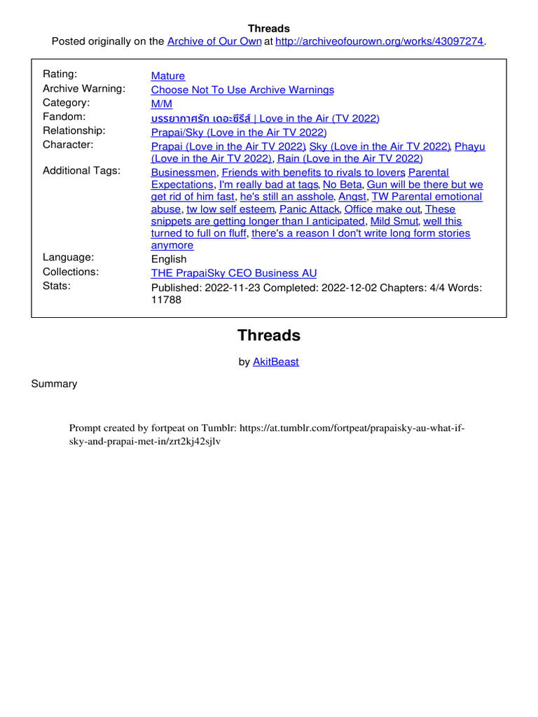 Threads | PDF