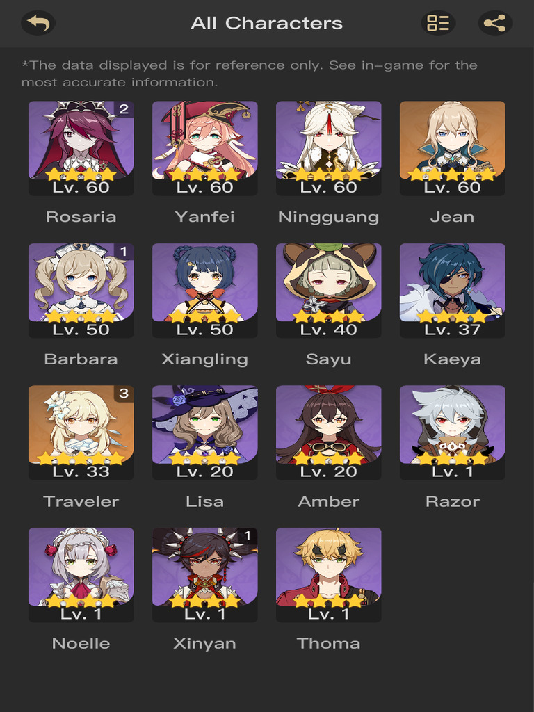 Genshin Impact Battle Chronicle | PDF