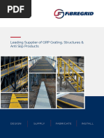 Mentis Fibreglass Grating Overview | PDF | Chlorine | Acid