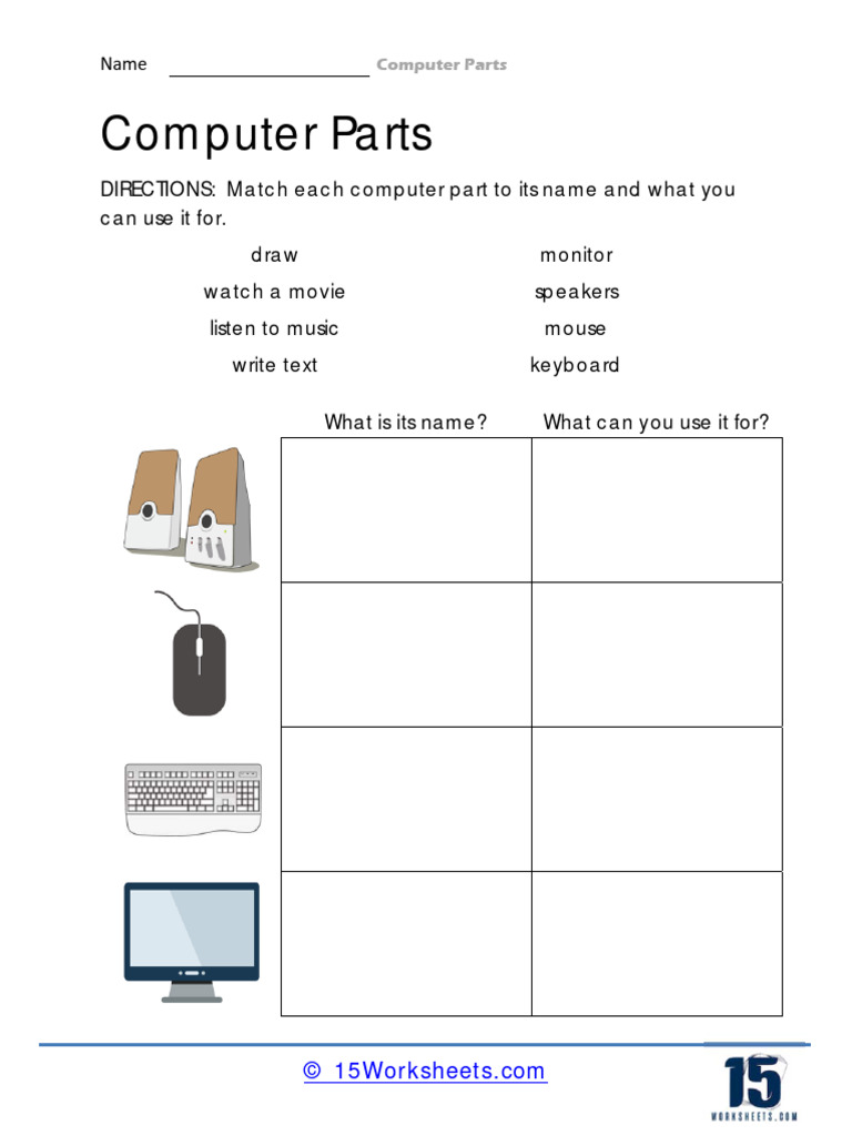 Practica Computer Parts 2 | PDF