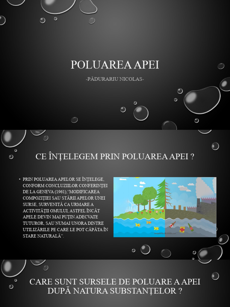 Poluarea Apei | PDF