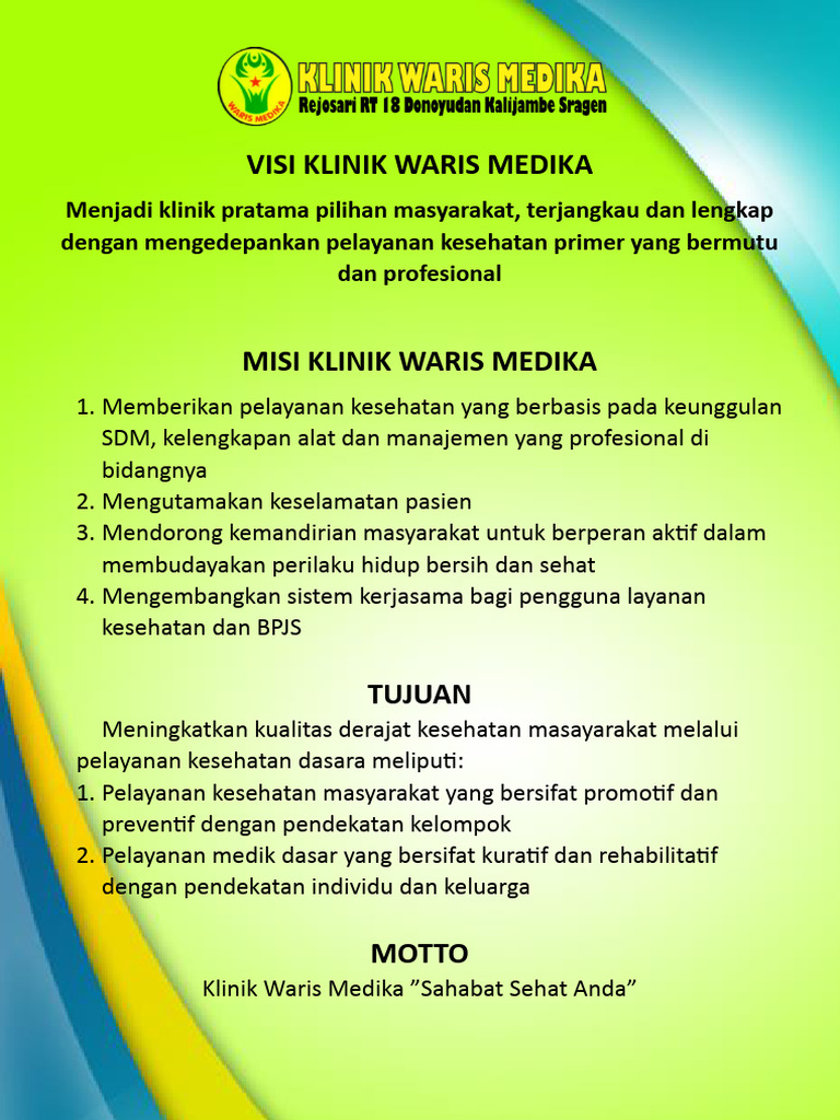 Visi Klinik Waris Medika | PDF