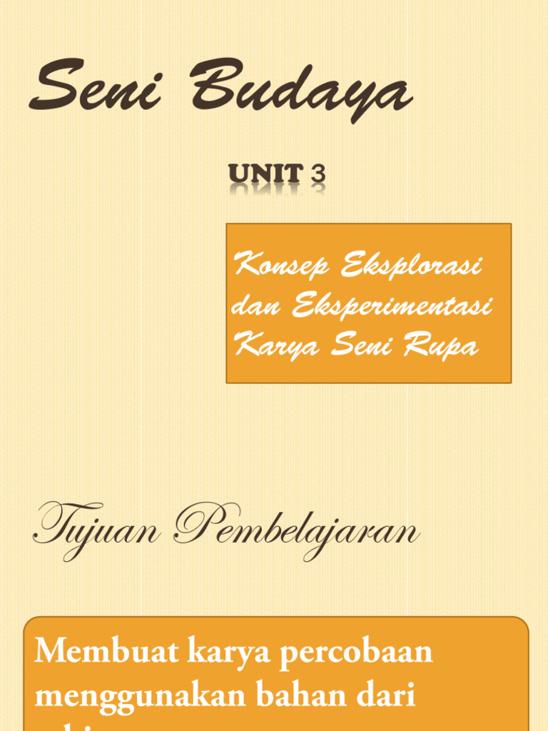 Konsep Eksplorasi Dan Eksperimentasi Dalam Berkarya | PDF