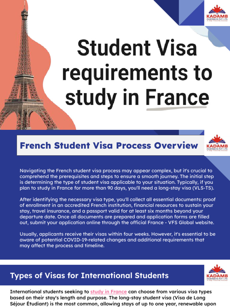 Study in France - Guide To France Student Visa Process | PDF | Travel Visa