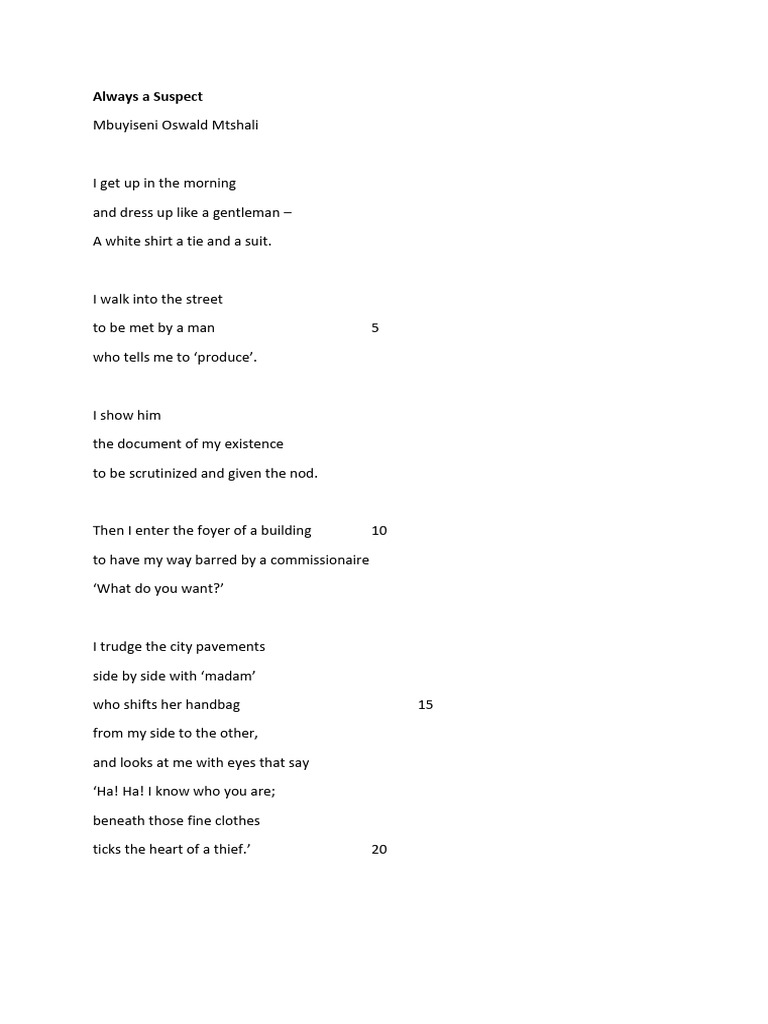 Always A Suspect Clean | PDF