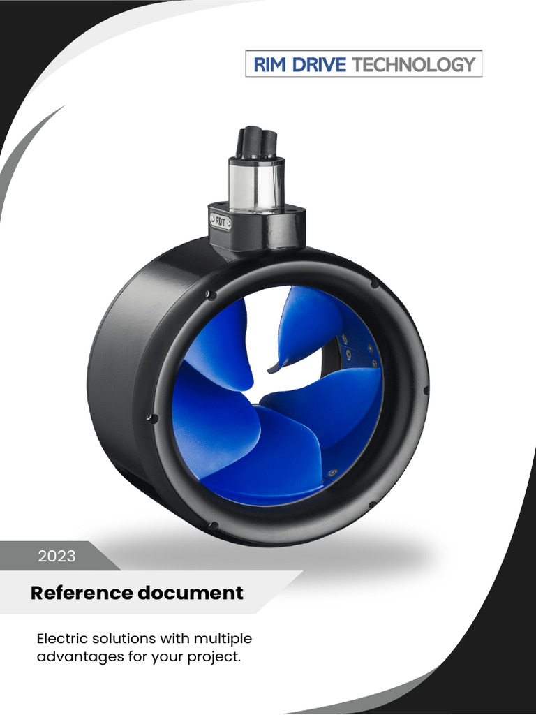 Reference Document Rim Drive Technology | PDF | Yacht | Electric Motor
