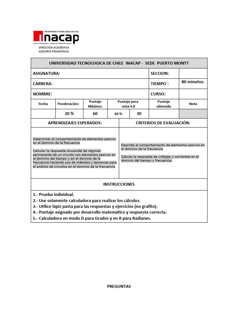 Analisis Circuitos Prueba 3 PDF Frecuencia Ingenieria El ctrica