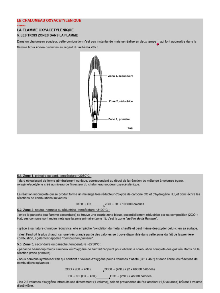 Flamme Oxyacétylénique et Soudage | PDF | La combustion | Combustible