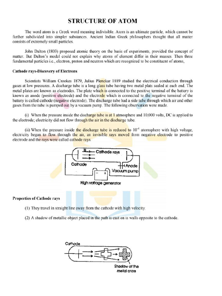 Structure of Atom Ix Jeebytes - Xyz | PDF