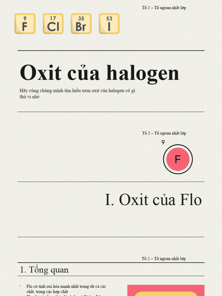 Oxit C A Halogen | PDF